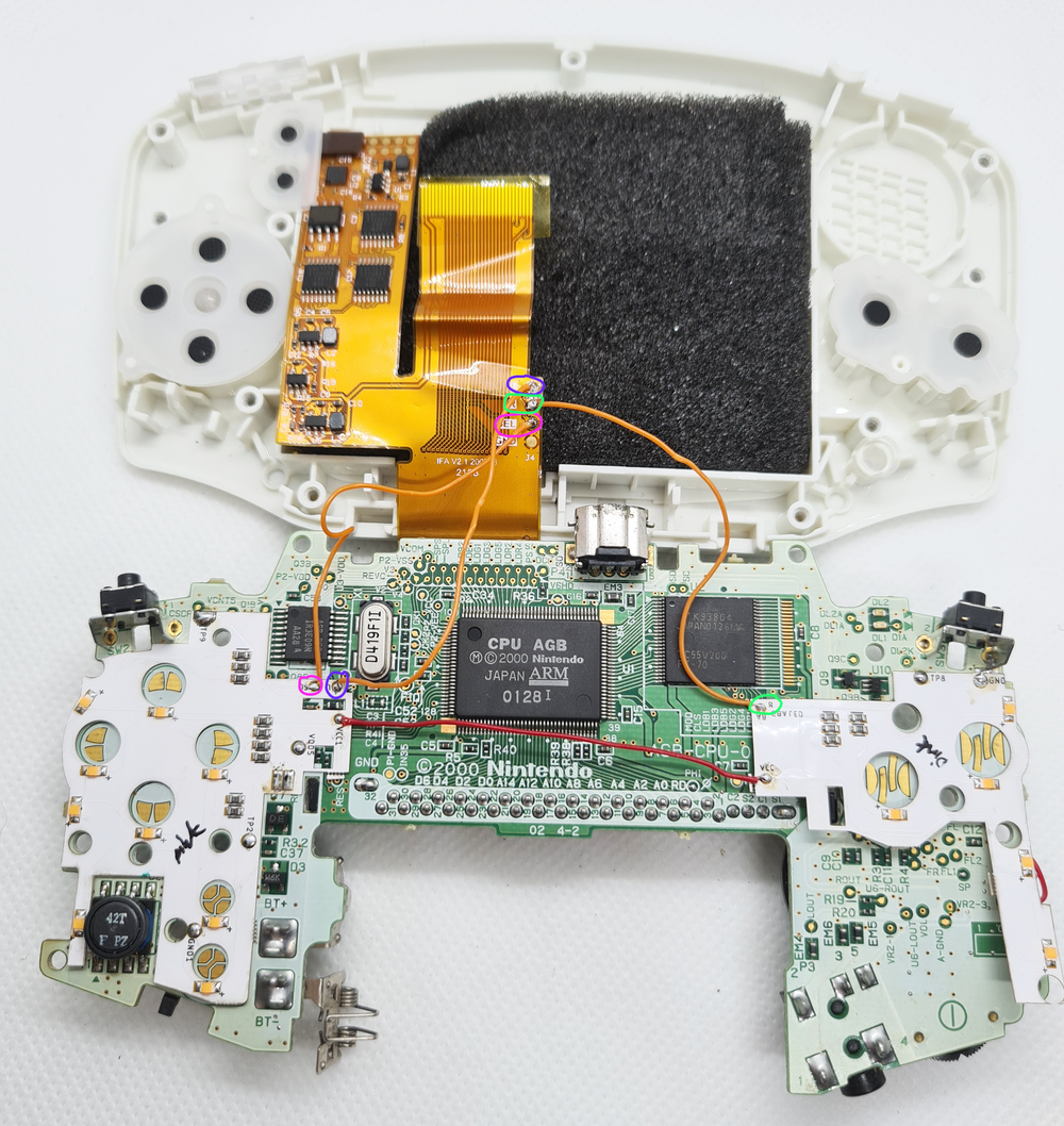 Single colour GBA LED install guide – Natalie the Nerd